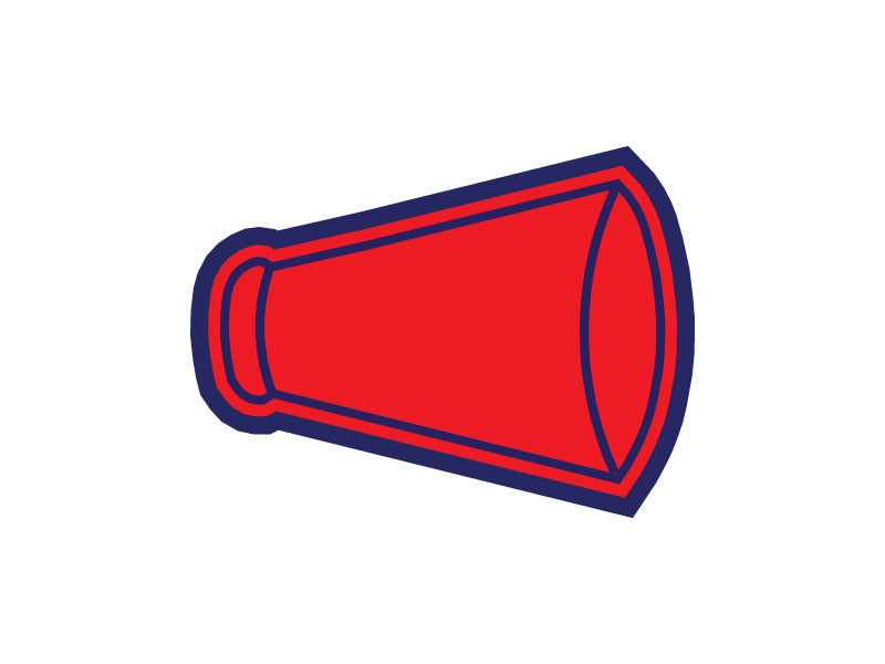 Megaphone bell facing right – Jacket Patch Store