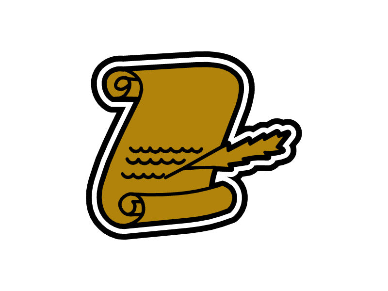 Scroll & Quill – Jacket Patch Store